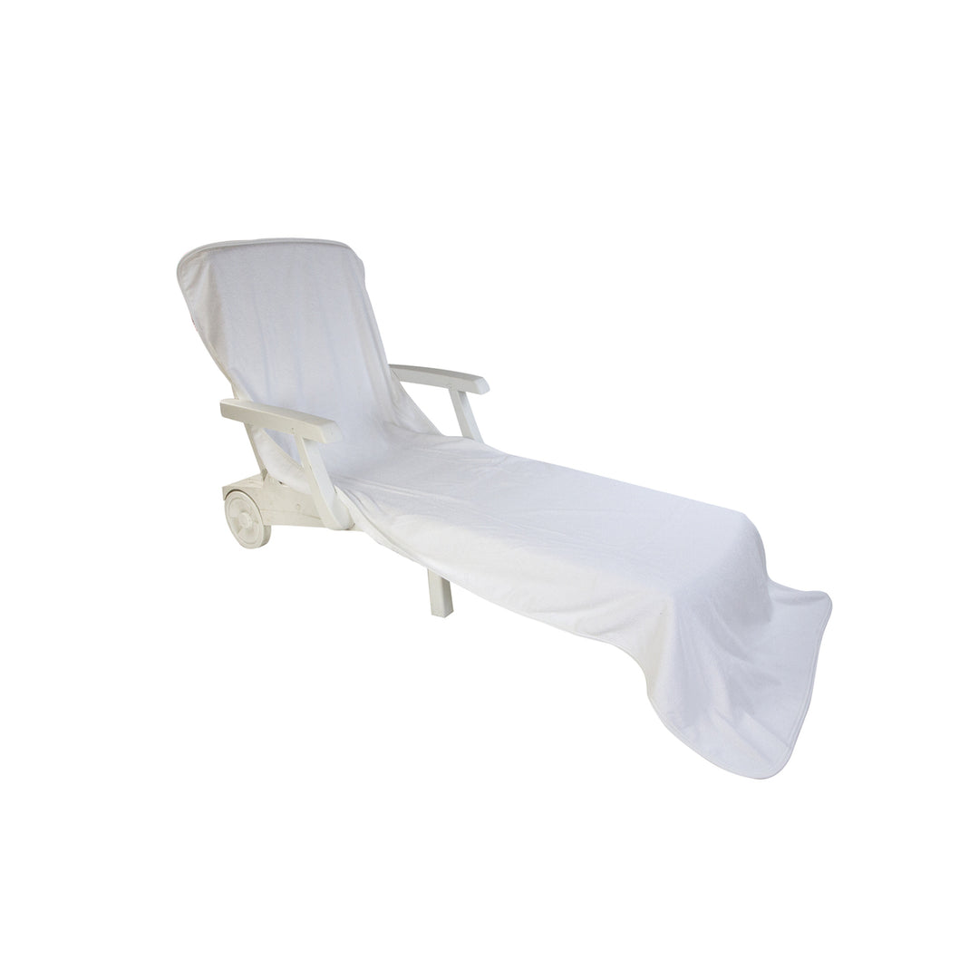 Large, Fitted, Solid Terry Cloth Chaise Lounge Cover – Fattowels